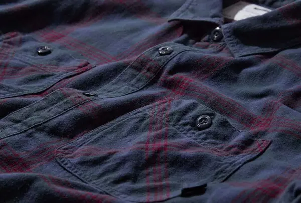 Neighborhood Savage Tartan-Check Shirt - Navy Blue | Editorialist
